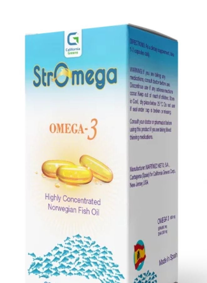 California Greens Stromega Omega 3 Fish Oil 900 mg 30 Capsules | Best ...