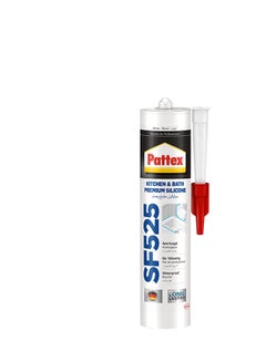 Pattex Pattex Sf525 Kitchen And Bath Premium Silicone Sealant, Mould Resistant, Ideal For ...