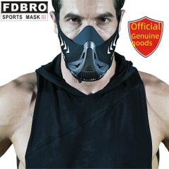 Generic FDBRO sport mask six-gear training oxygen resistance control ...