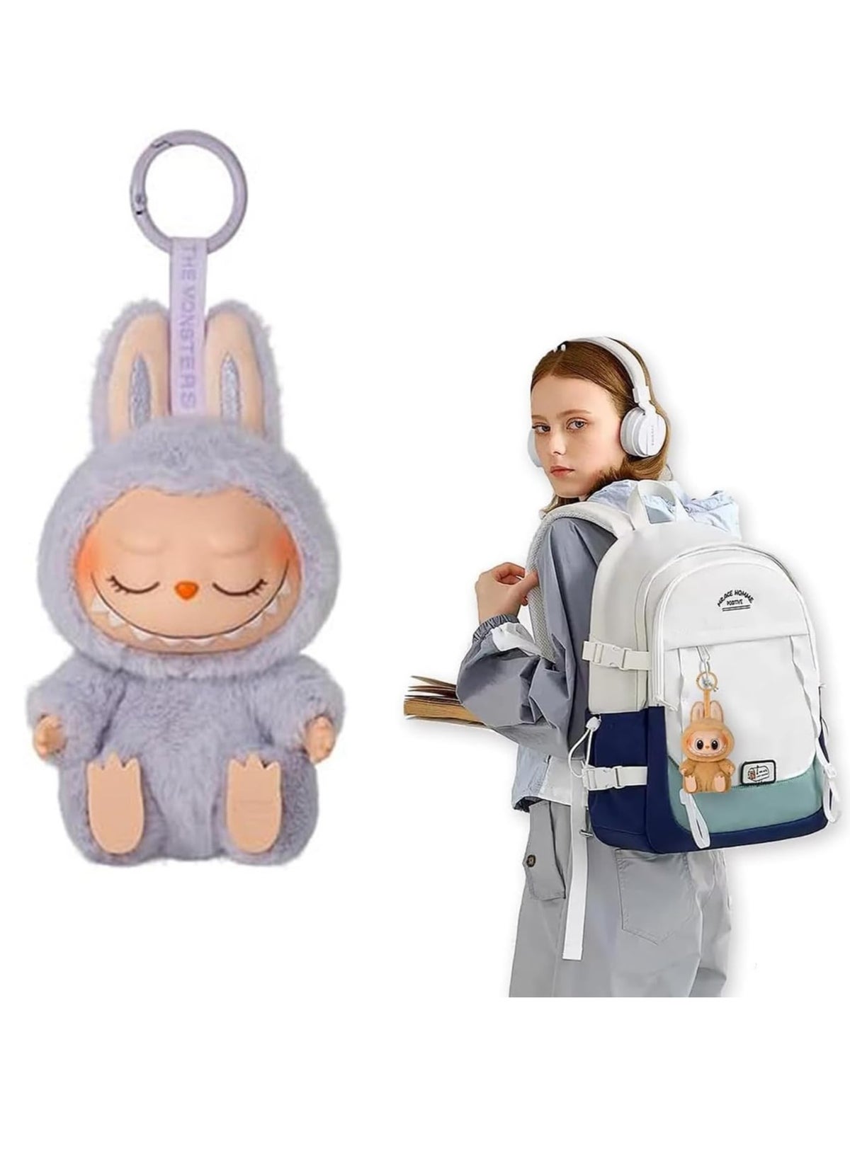 Labubu Popmart Plush Toy, Labubu Doll, Keychain, Birthday Gifts for ...