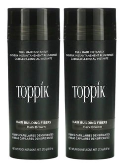 Toppik 2 PCS Hair Building Fibers DARK BRWON KSA | Riyadh, Jeddah