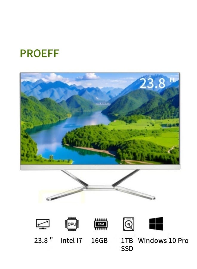 PROEFF All-In-One Desktop i7-11800H Processor/16GB DDR4 RAM/1TB SSD/Graphics UHD Xe 750,English ...