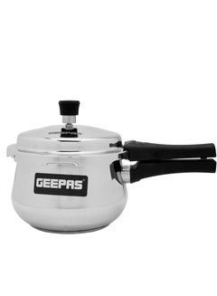 GEEPAS Stainless Steel Pressure Cooker 3L - Cool Touch Handle & Safety ...
