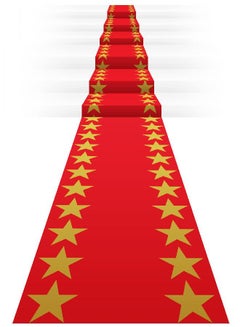 Woanger Woanger Plastic Red Carpet Runner for Party Red Carpet Roll ...