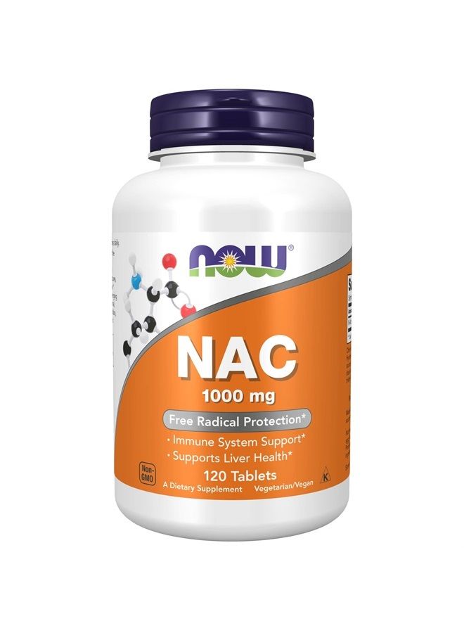 now Supplements, NAC (N-Acetyl-Cysteine) 1,000 mg, Free Radical ...