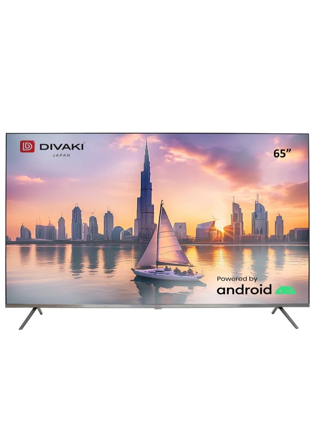 DIVAKI Divaki 65 Inch LED UHD 4K Smart TV Powered by Android, Netflix ...