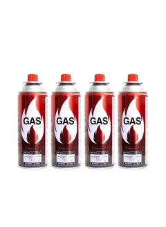 PAMCHAL 4-Piece Butane Gas Cartridge, 220g Gas Canister Made in Korea ...
