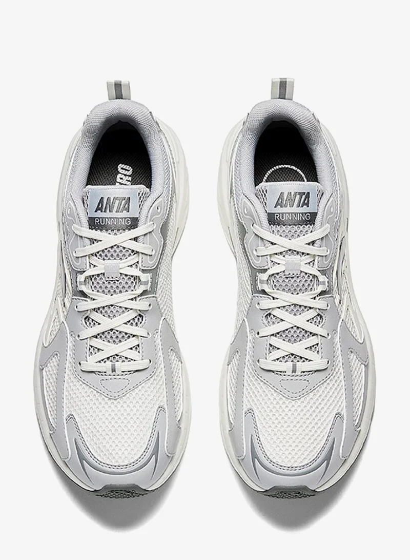 ANTA Sand Grey AT959 | Retro City Running Sneaker for Men | Best Price KSA