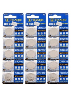 TIANQIU 15 Piece CR2032 Lithium Coin Cell Battery 3V UAE | Dubai, Abu Dhabi