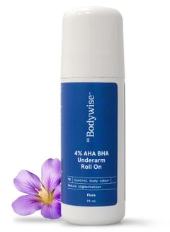 Be Bodywise Be Bodywise 4% AHA BHA UnderArm Roll on 2% Lactic Acid 1% Mandelic Acid 1% Salicylic ...