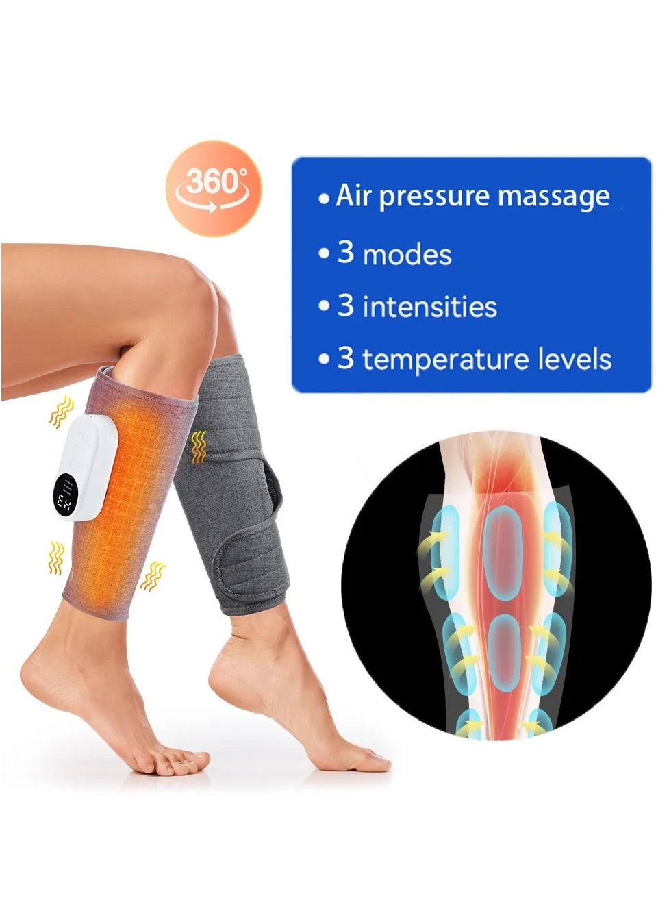 Generic Electric Leg Massager Leg Shaping Wireless Air Compression ...