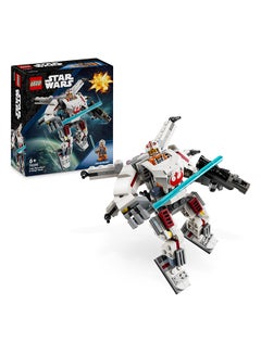 LEGO Star Wars Luke Skywalker X-Wing Mech, Collectible Brick-Built Toy ...