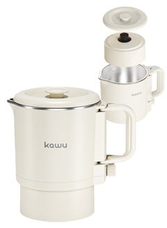 Kawu Foldable Travel Electric Kettle, 800ml Collapsible Portable Tea Kettle, 304 Stainless Steel ...