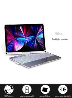 MiOne 10.2 inch Tablet Keyboard Case 360° Rotation Smart Touch for ...