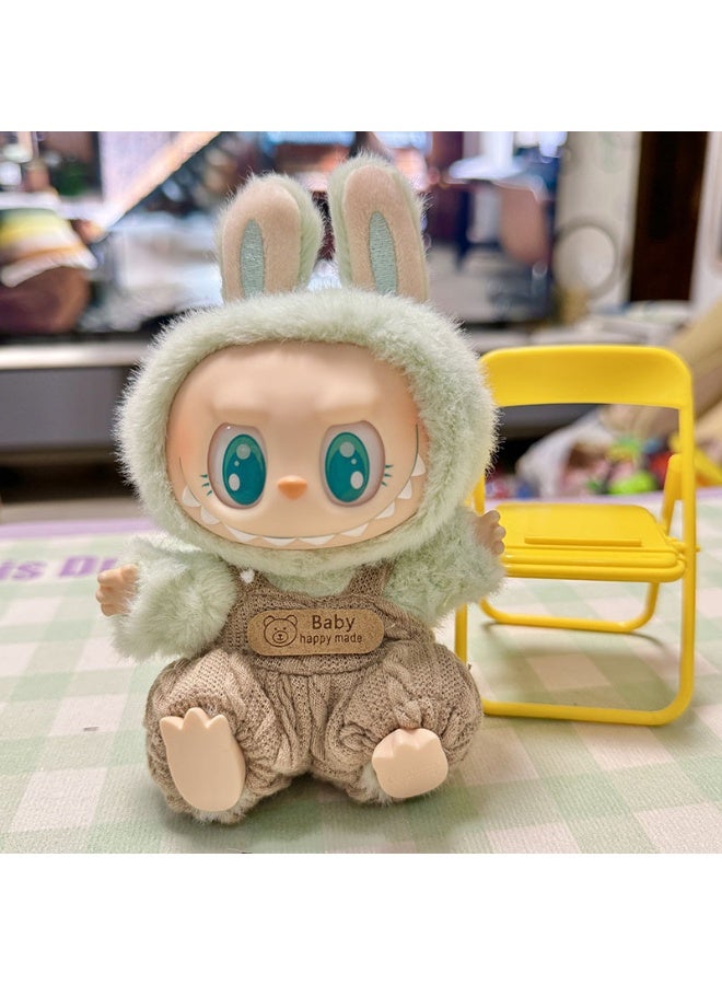 LABUBU 2nd Generation Blind Box Labubu Clothing PVC Face Pendant ...