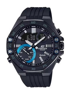 CASIO Edifice Analog+Digital Rubber Strap Men's Watch ECB-10PB-1ADF ...