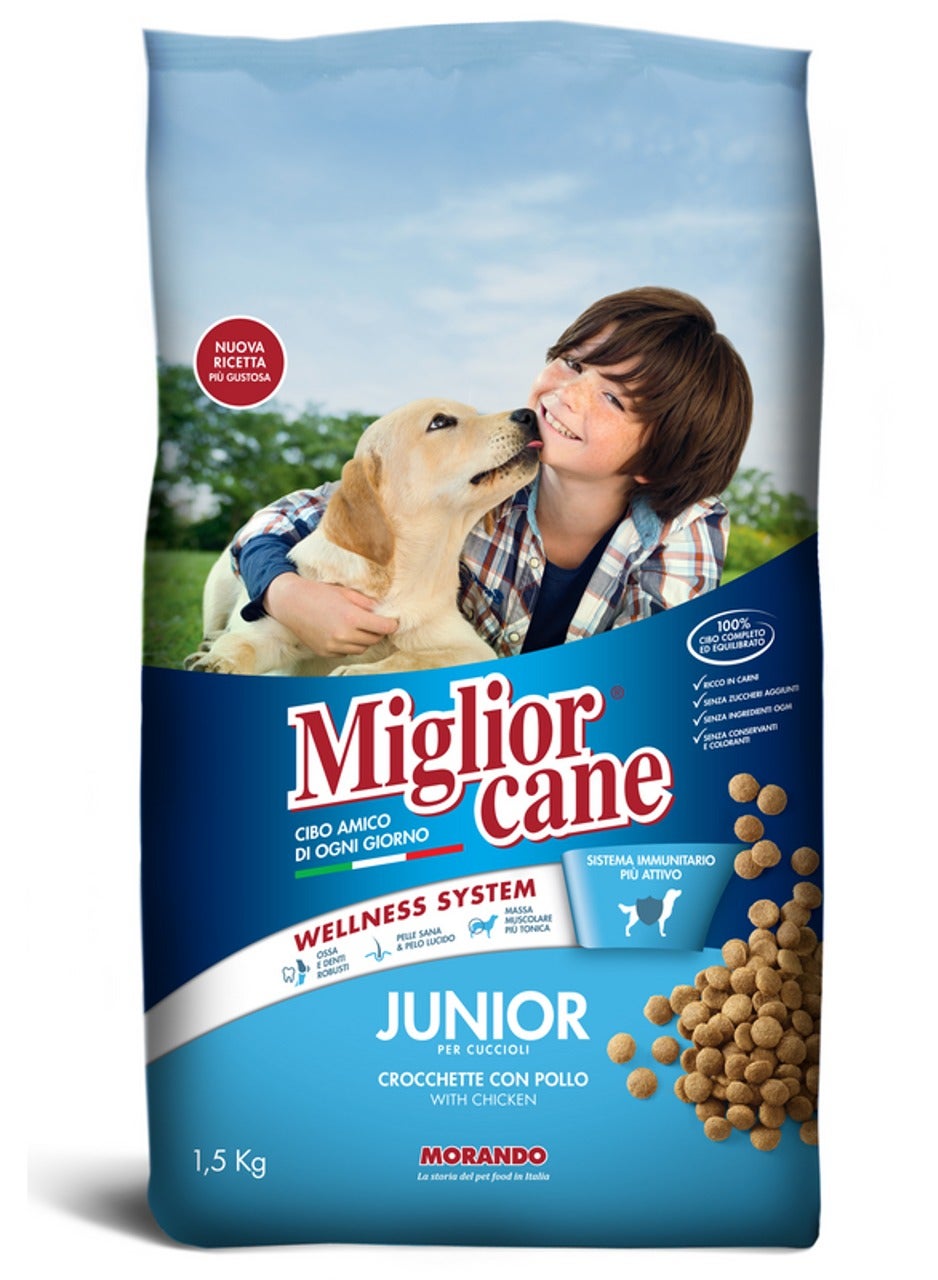 Miglior Cane Junior Dog Croquettes with Chicken Dry Food 1.5 kg | Best ...