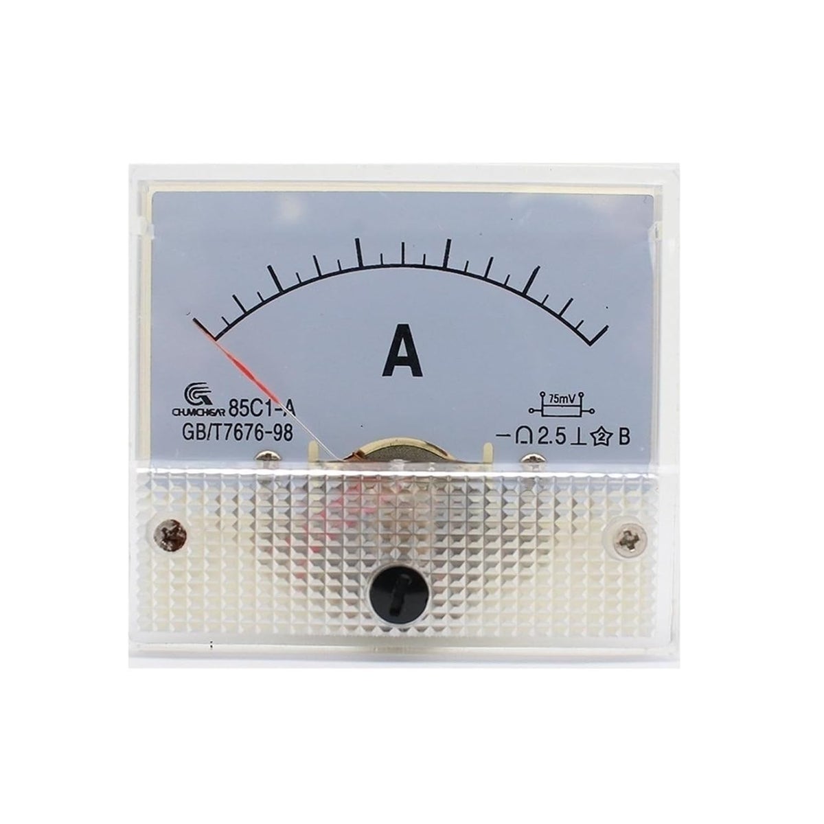 Generic 85C1 A Analog Panel Meter DC Voltmeter Ammeter Gauge 50 Size ...
