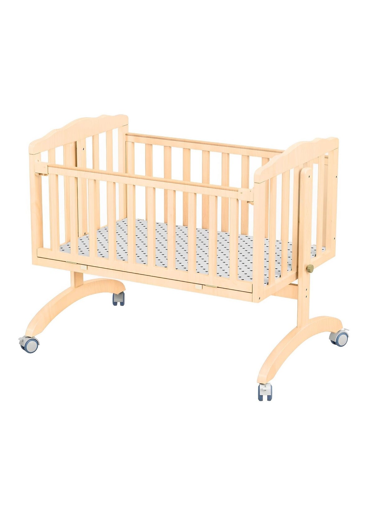 Everything For Kids Multifunctional Baby Wooden Cradle with Detachable ...