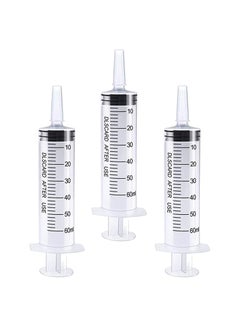 Cool Baby COOLBABY 3 Packs 60ml Plastic Syringe for Industrial Feeding ...