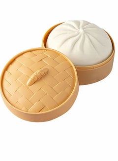 SYOSI Unzip Toy, 2 Pack Simulation Buns Stress Ball Fidget Toy, Steamed ...