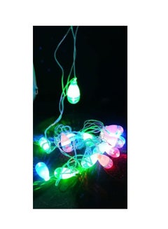 Generic Ramadan string of colorful lights, designed in the shape of a ...