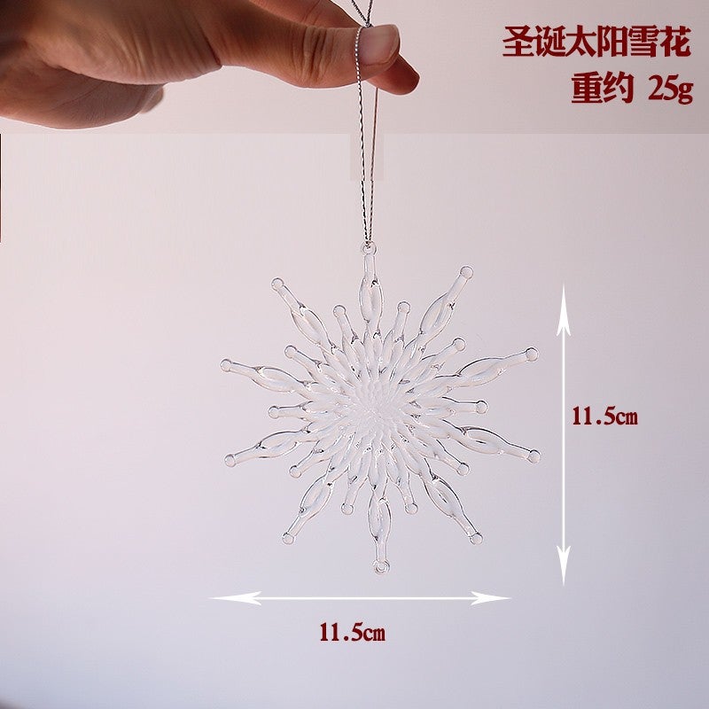 Generic Christmas Decoration Snowflake Christmas Tree Hanging Acrylic ...