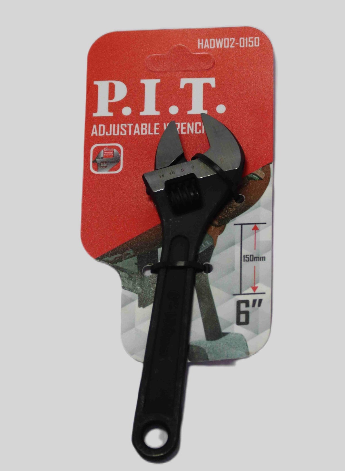 Generic PIT Adjustable Wrench (150)mm Max Opening (19) | Best Price KSA ...