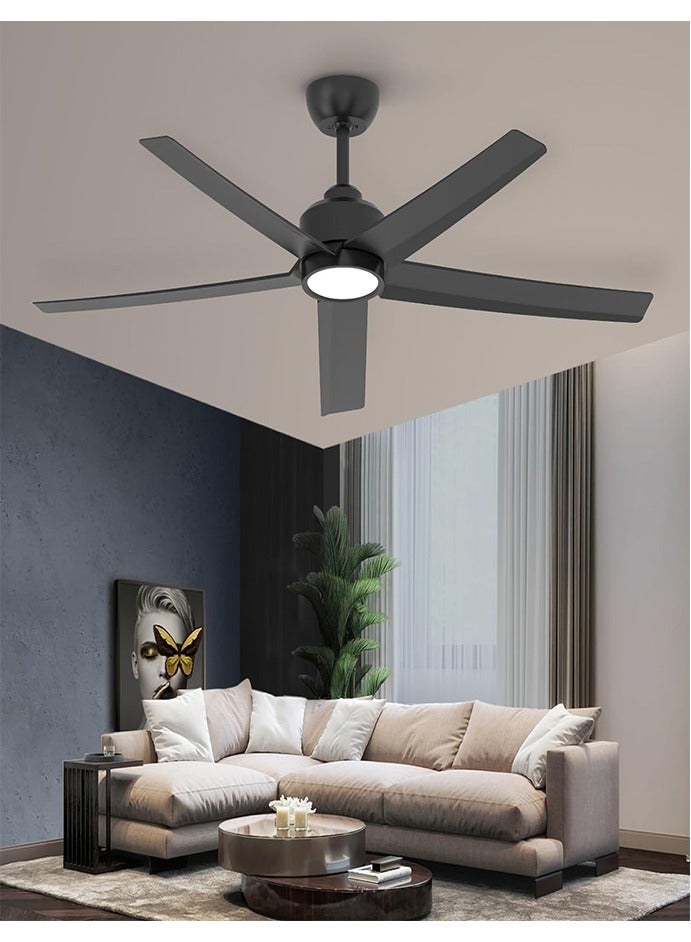 Generic Ceiling Fans With Lights Black Ceiling Fan with Light and ...