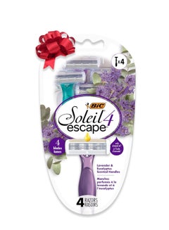 Bic BIC Soleil Escape Women's Disposable 4-Blade Razors, Perfect Bikini ...