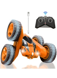 GRAFLO Remote Control Car USB Charge Double Sided 360°Rotating 4WD RC ...