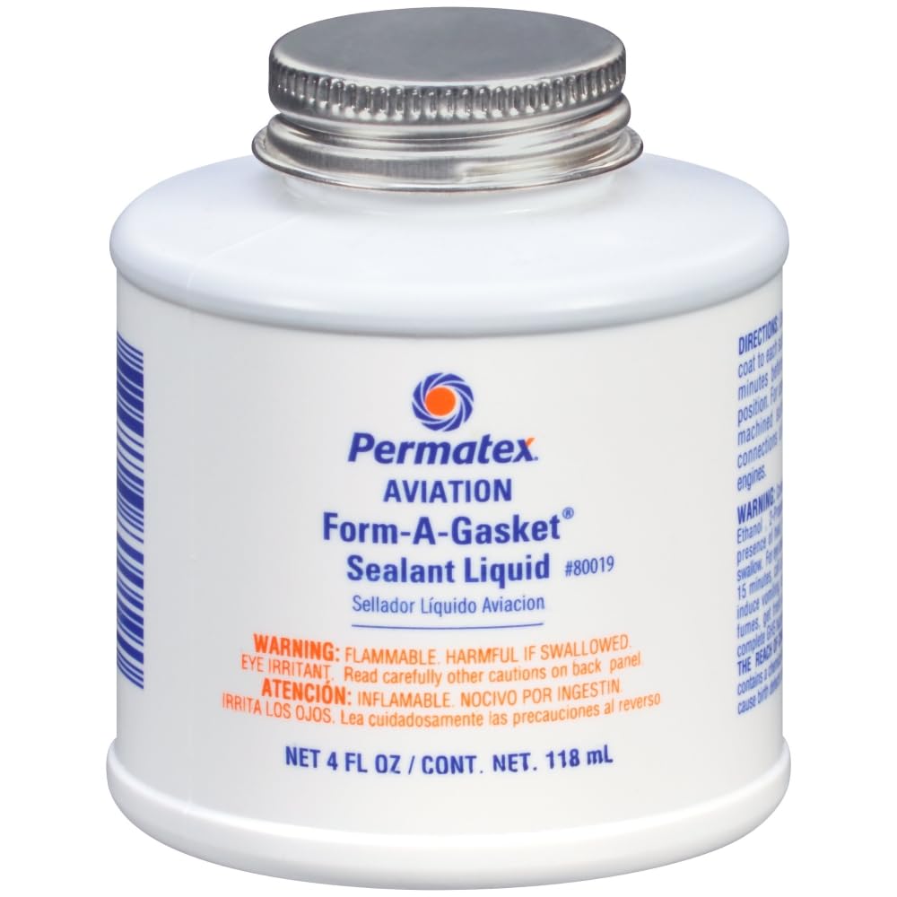 Permatex Permatex 80019 Aviation Form-A-Gasket No. 3 Sealant, 4 oz ...