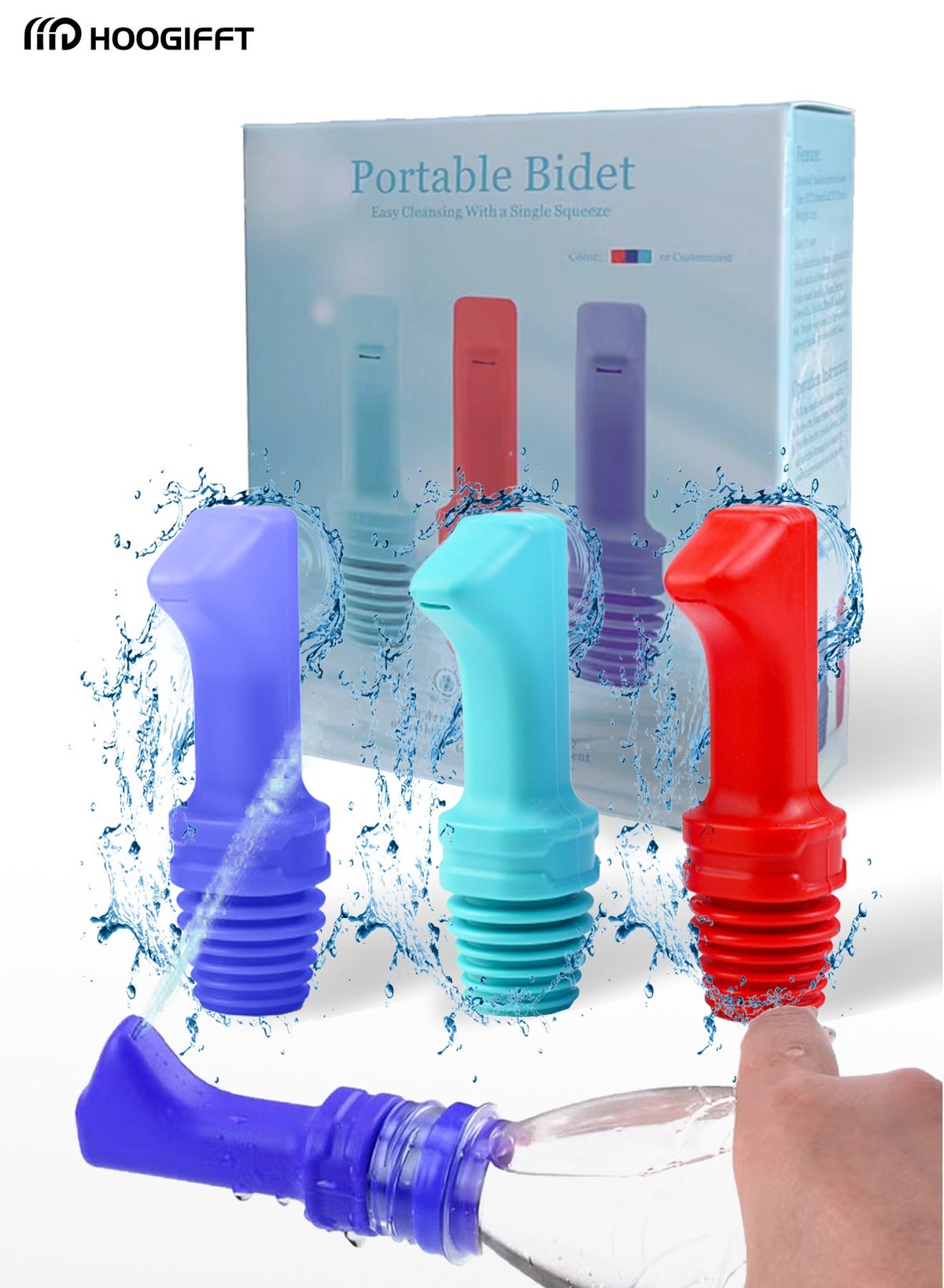 HOOGIFFT Travel shattaf Mini Pocket Shattaf Sprayer 3 Pack , Plastic ...
