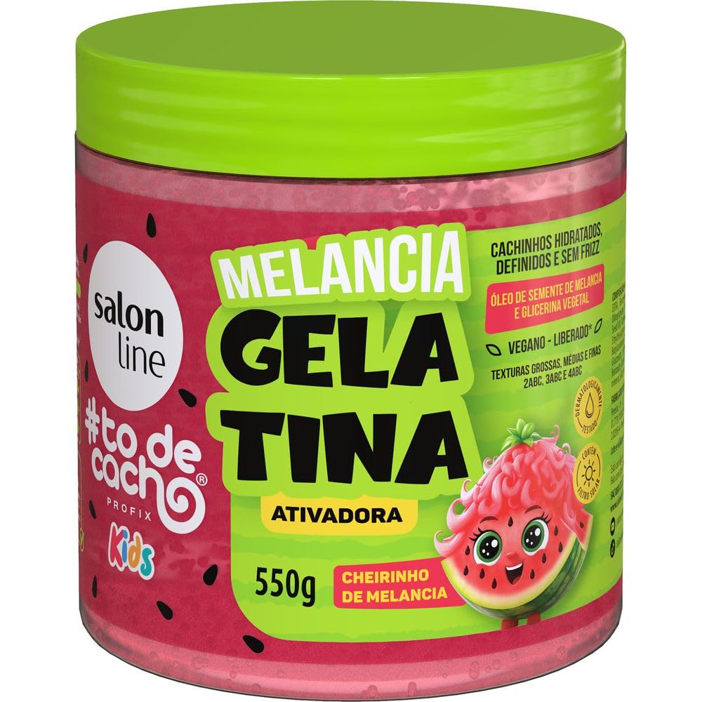 Salon Line Salon Line Linha ToDeCacho Kids Gelatina Ativadora Melancia ...