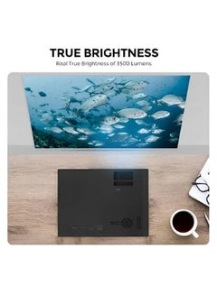 Generic LED PROJECTOR BLACK&WHITE LARG, Mini Wireless WiFi Projector ...