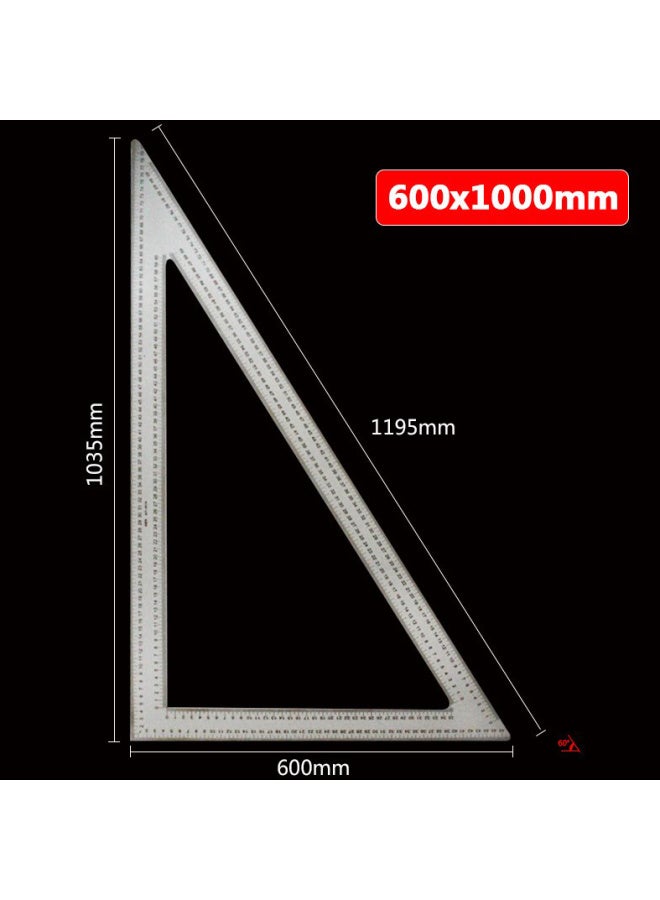 Generic Extra Large Stainless Steel Triangle Ruler 90 Degrees ...