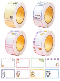 Generic 4 Roll Self Adhesive Name Tags Sticker Name Tags for Kids ...