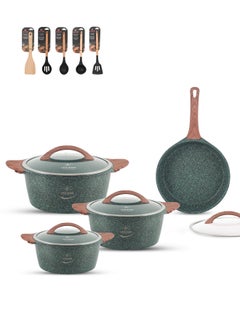 Life Smile Cookware Set 13 pieces -Cooking Pots and Pans set Induction ...