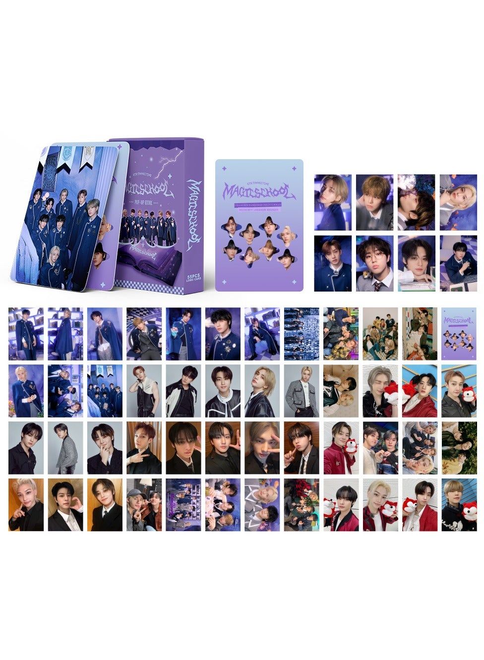 Generic Stray Kids 55Pcs LOMO Cards Set - SKZ MAGIC SCHOOL Album Mini K ...