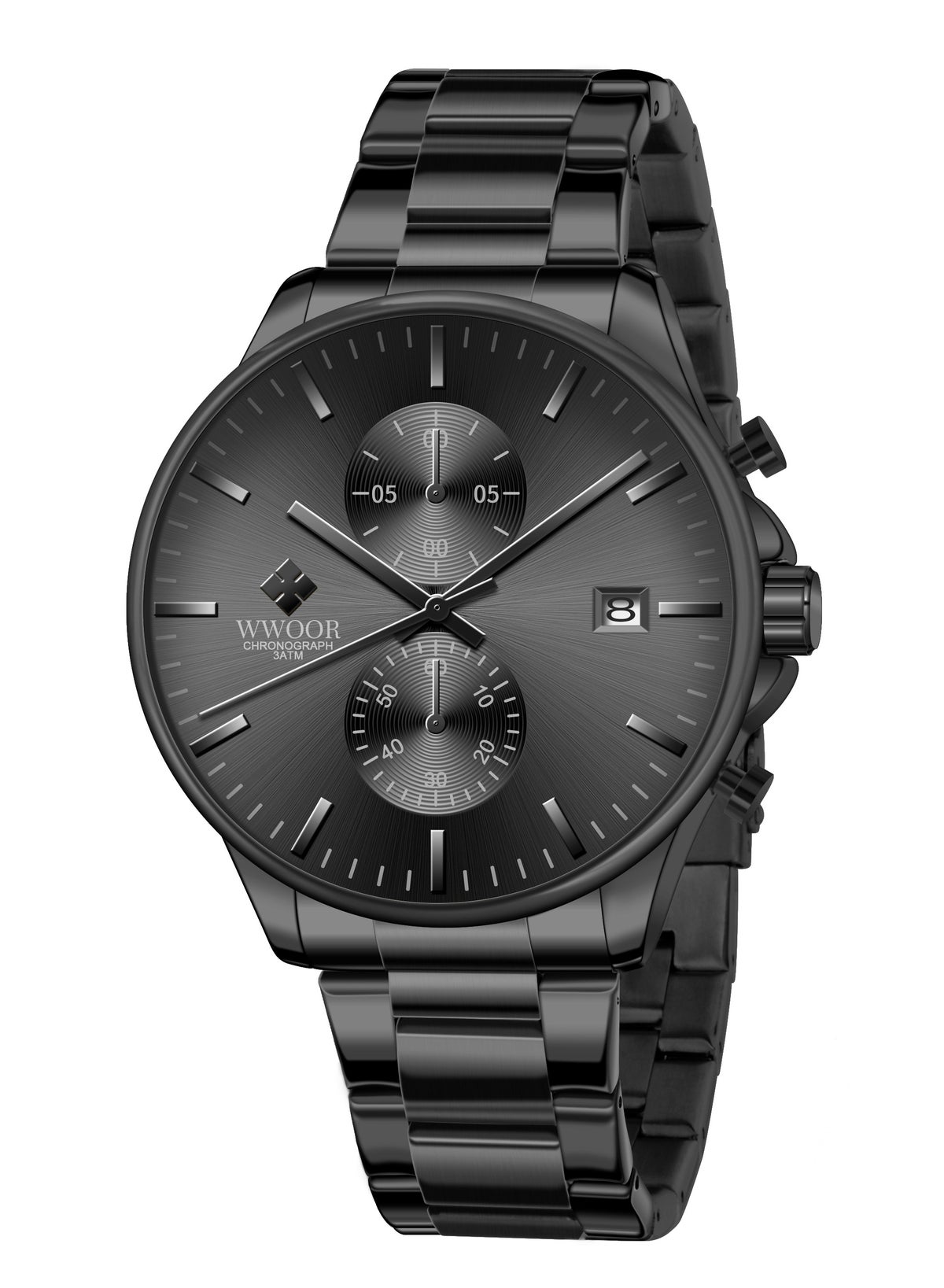 WWOOR Watches for Men Watch Quartz Luxury Stainless Steel Water ...