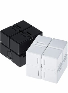 Excefore 2 Pack Infinity Cube Fidget Toys Fidget Blocks, Mini Infinity ...