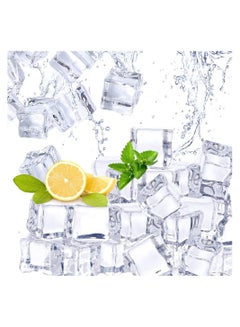 SYOSI Clear Acrylic Ice Cubes Fake Artificial Ice Chunk for Photography ...