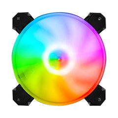 تسوق Generic و12CM RGB Arc Cooling Fan with Dynamic Light Effects Arc ...
