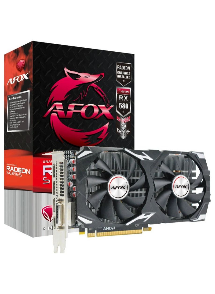 AFOX Afox Radeon RX 580 2048SP Mining Edition Graphics Card, 8GB GDDR5 ...