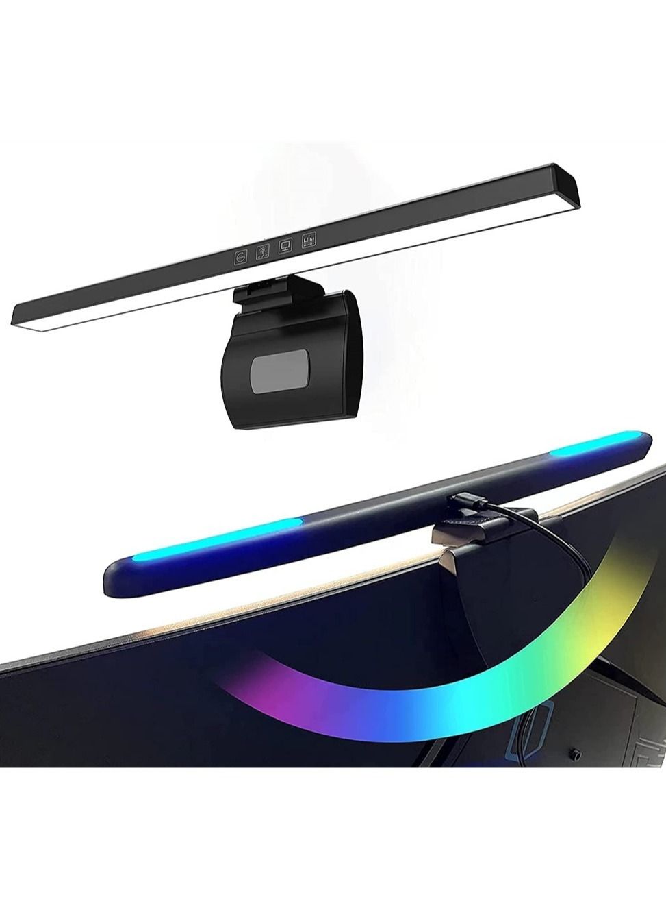 DMG TECH Computer Monitor Light, With Rgb Backlight Screen Light Bar ...