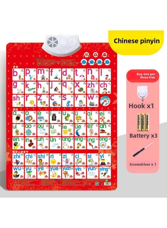 Chinese Pinyin Alphabet Wall Sticking Spelling Training Learning ...
