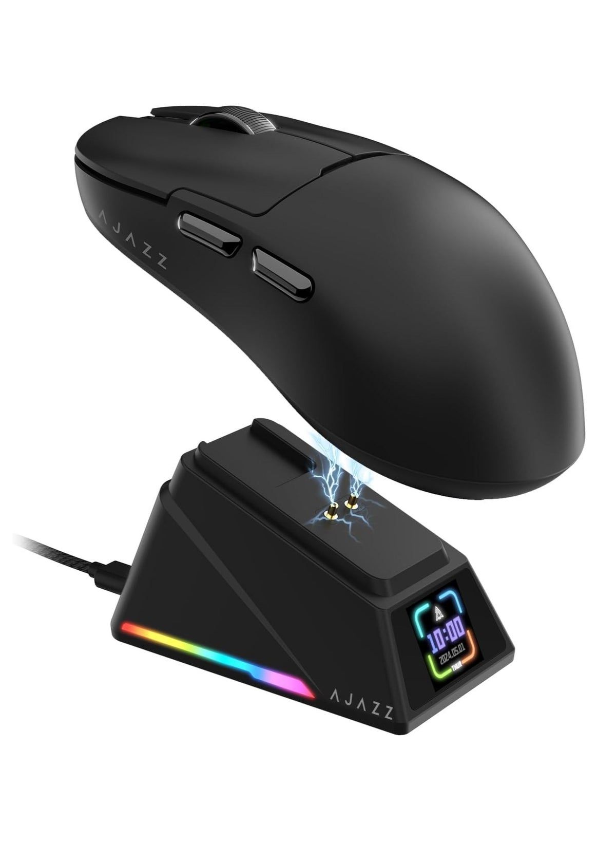 Ajazz AJ159 APEX Tri-Mode Gaming Mouse, 8K Wireless Gaming Mice, Up to ...