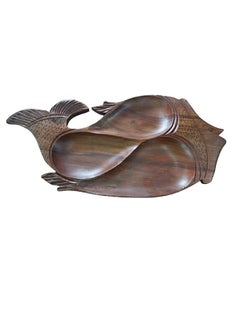 Generic Handmade Wooden Fish Shape Tray for Home Office Decor UAE ...