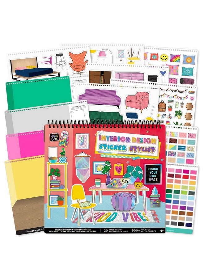 Fashion Angels Interior Design Sticker Stylist - 20 Style Boards With ...