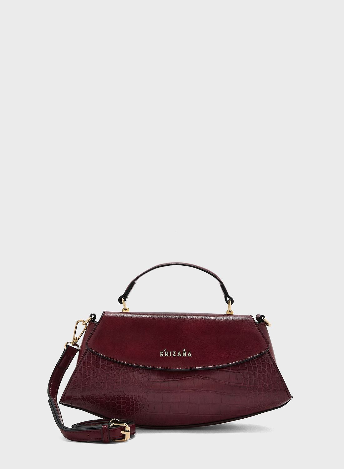 Khizana Croc Mix Satchel Bag | Best Price UAE | Dubai, Abu Dhabi